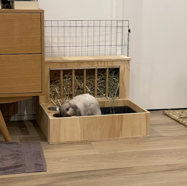 Hay Feeder With Bowls – CNCathome